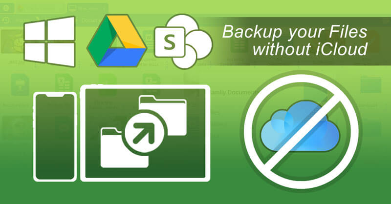 Backup your iPad/iPhone Files or Photos Without iCloud